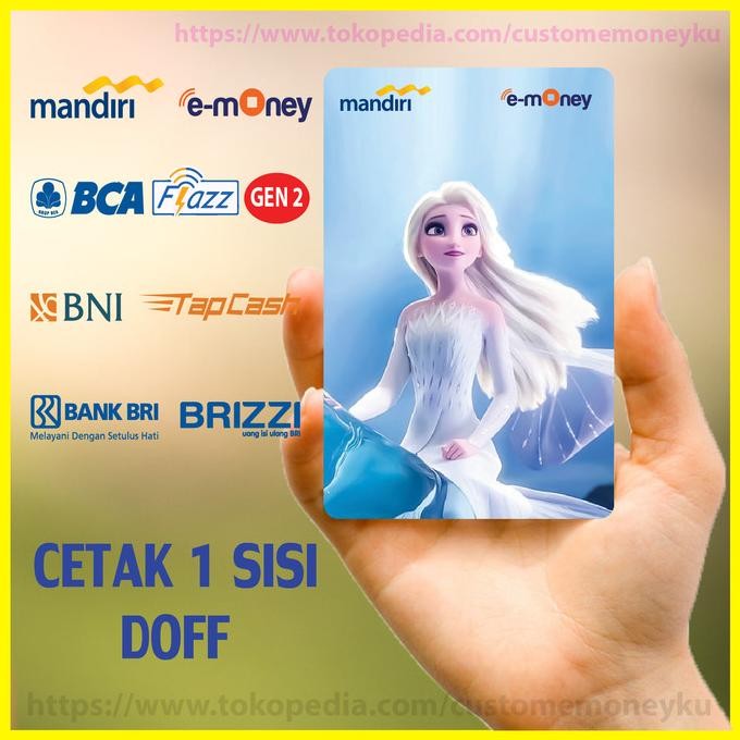 Jual Produk Baru!! KARTU EMONEY MANDIRI BCA GEN 2 BNI BRI ANIME FROZEN ...