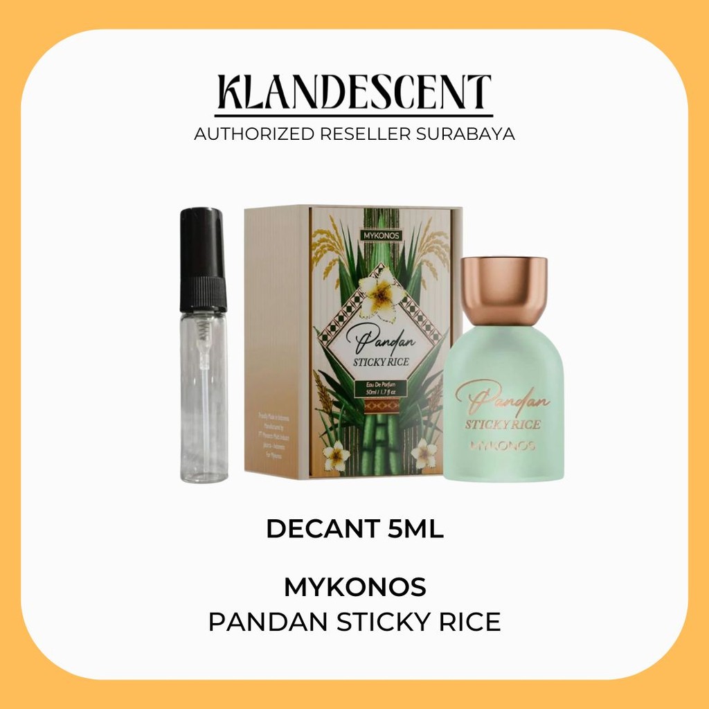 Jual Decant 5ml Mykonos Pandan Sticky Rice | Shopee Indonesia