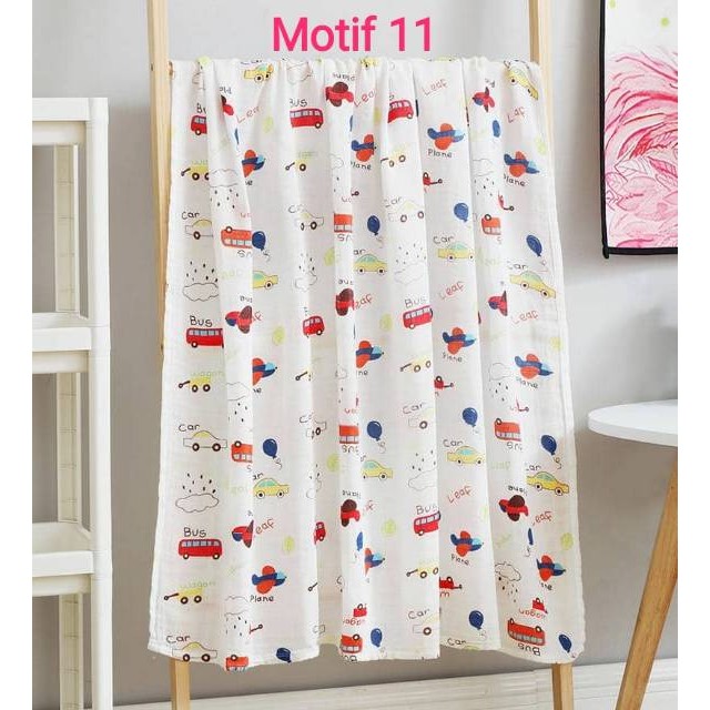 Jual Kejar Promo Swaddle Muslin 120Cm X 110Cm Motif ( Kain Bedong Bayi ...