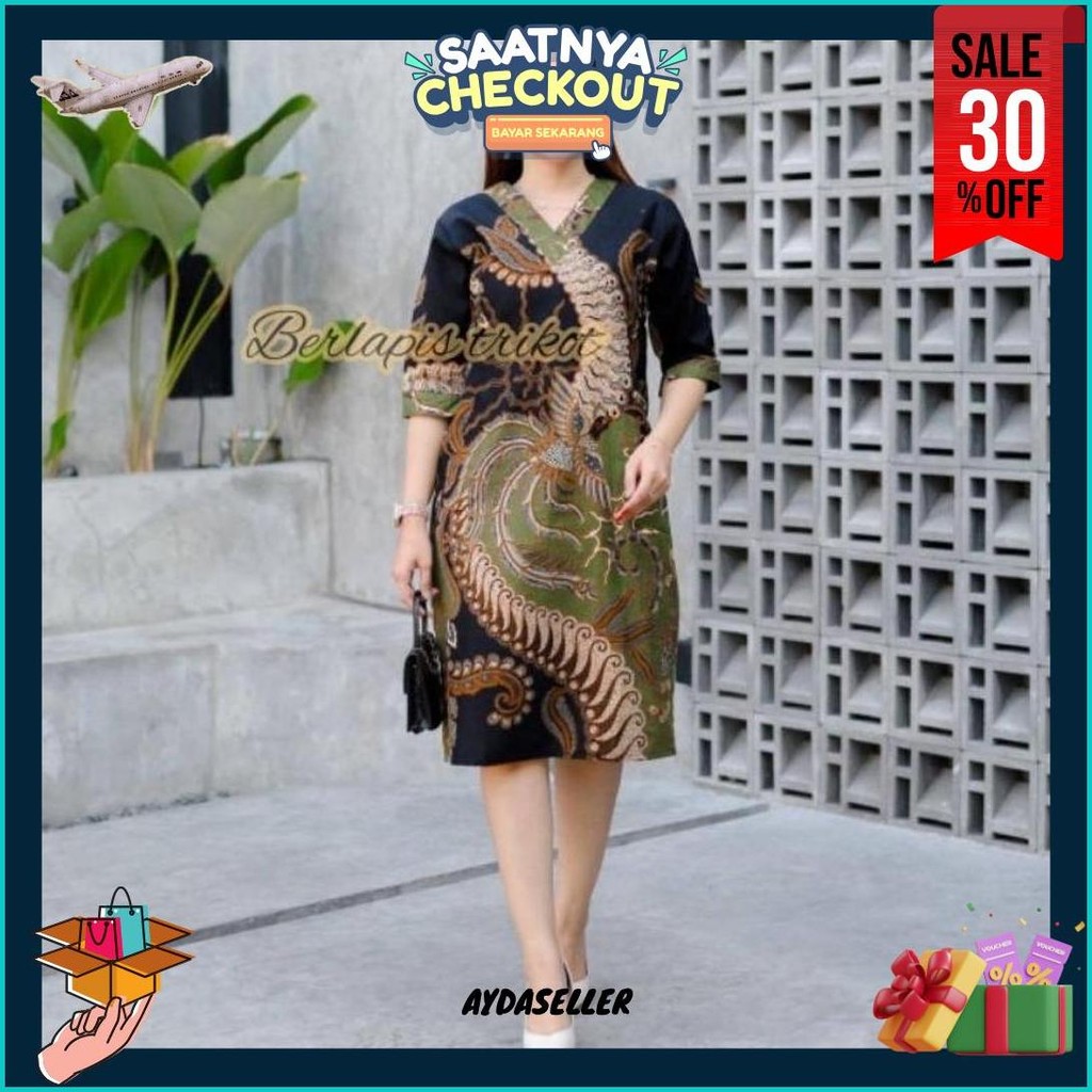 Jual Batik Couple Premium / Dress Batik / Kemeja Batik Bisa Cod | Shopee Indonesia