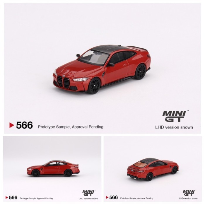 Jual MiniGT 566 BMW M4 Competition (G82) Toronto Red Metallic Mini GT ...