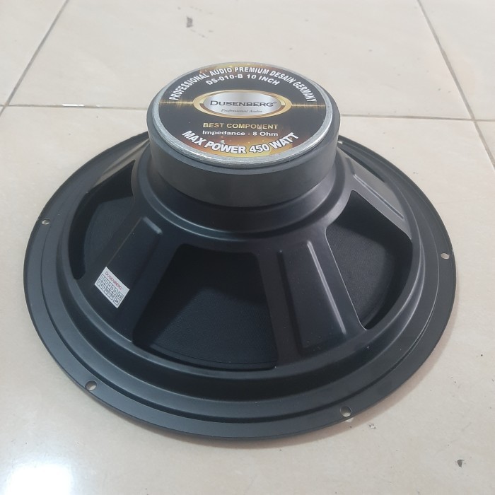 Jual SPEAKER 10 INCH DUSENBERG BEST COMPONENT WOOFER DS-010-B ORIGINAL | Shopee Indonesia