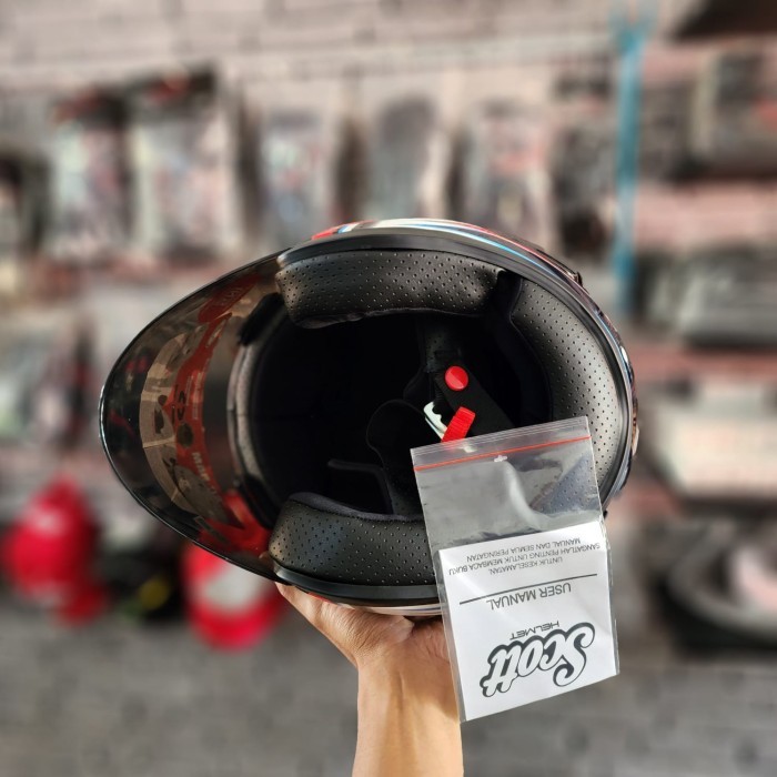 Jual Helm Scott R5 Red Flower Ram4 Gundam Ram 5 Motif Nicky Hayden ...