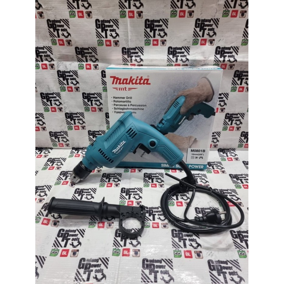 Jual Mesin Bor Besi Beton Tembok Tangan Makita 13mm M0801B | Shopee Indonesia