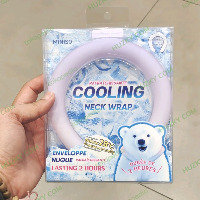 Jual HARGA PROMO MINISO NECK WRAP FAST COOLING SERIES PENDINGIN LEHER ...