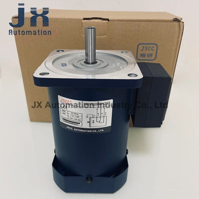 Jual JSCC 200W THREE-PHASE 220V ROUND SHAFT INDUCTION MOTOR | Shopee ...