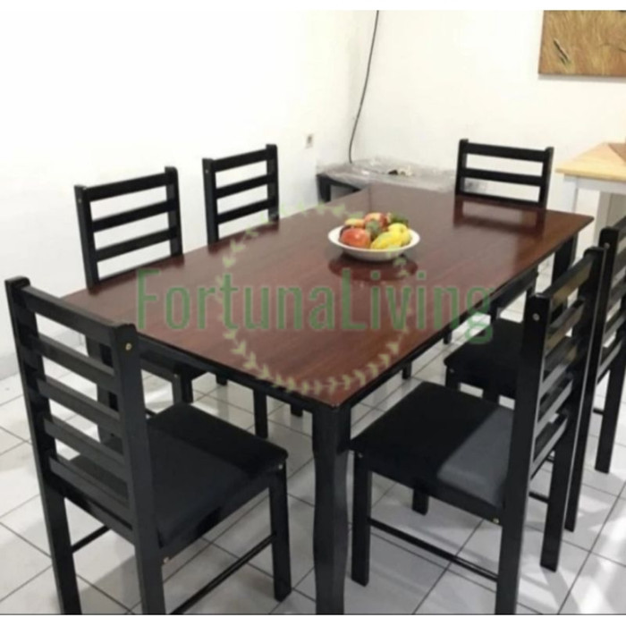 Jual Meja Makan Dining Table Set Minimalis 4 Dan 6 Kursi Anti Rayap | Shopee Indonesia