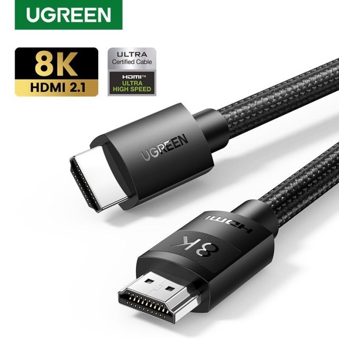 Jual Ugreen 8K HDMI HDR Cable Male to Male Braided Black | Shopee Indonesia