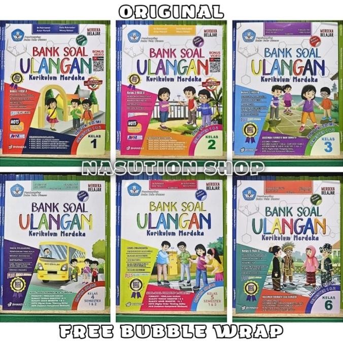 Jual Ori - Buku Bank Soal Ulangan Kelas 1 2 3 4 5 6 SD + Kunci Jawaban Bhinneka | Shopee Indonesia