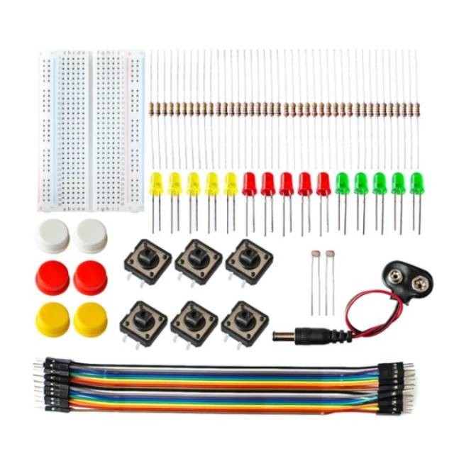 Jual Starter Kit Arduino uno R3 mini Breadboard LED Kabel Jumper Button | Shopee Indonesia