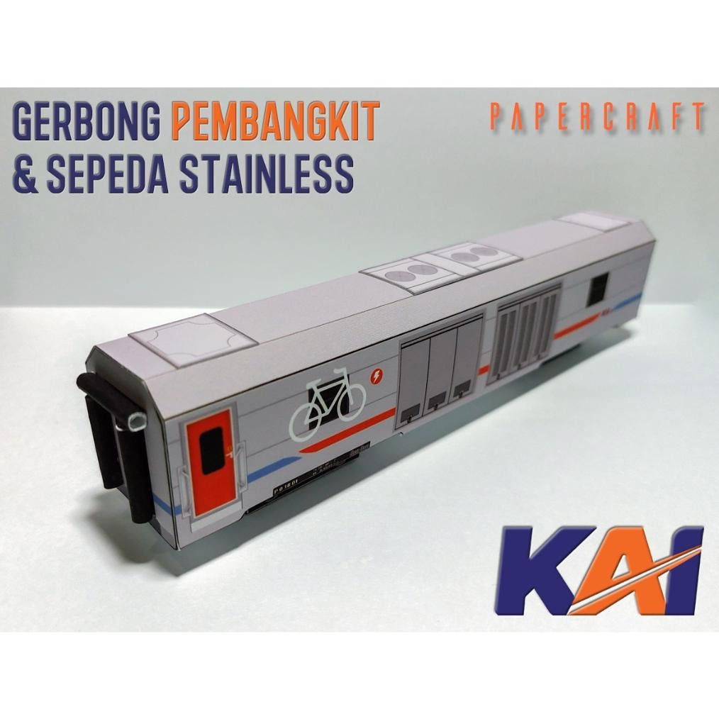 Jual Terlaris! 3D Papercraft Kereta Api Indonesia Lokomotif CC 202 Pola ...