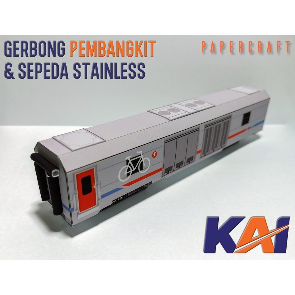 Jual see-97 3D Papercraft Kereta Api Indonesia Lokomotif CC 201 Vintage ...