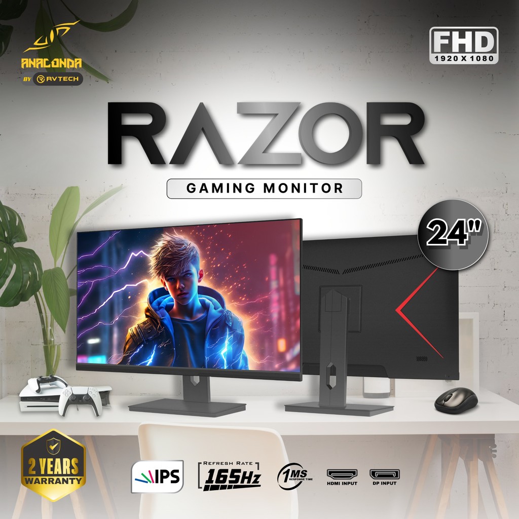 Jual ANACONDA MONITOR RAZOR SERIES 24 INCH | Shopee Indonesia