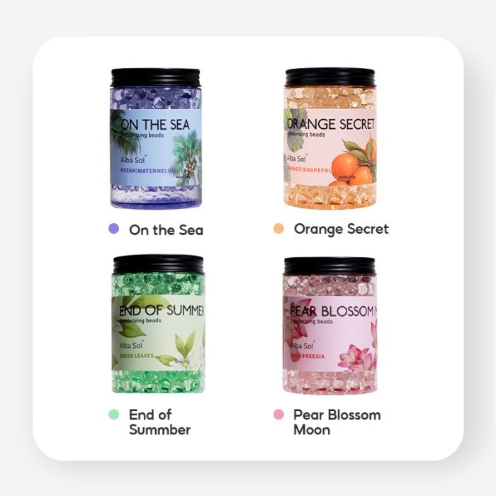 Jual OHSOME ALBA SOL AIR FRESHNER BUTIRAN GEL PENGHARUM RUANGAN MOBIL ...