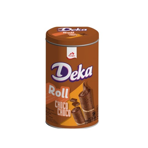 Jual DEKA WAFER ROLL CHOCO TIN 280 GR | Shopee Indonesia