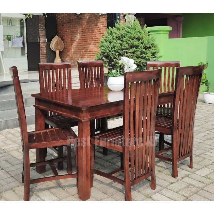 Jual Meja Makan Minimalis Jati Balero Klasik | Shopee Indonesia