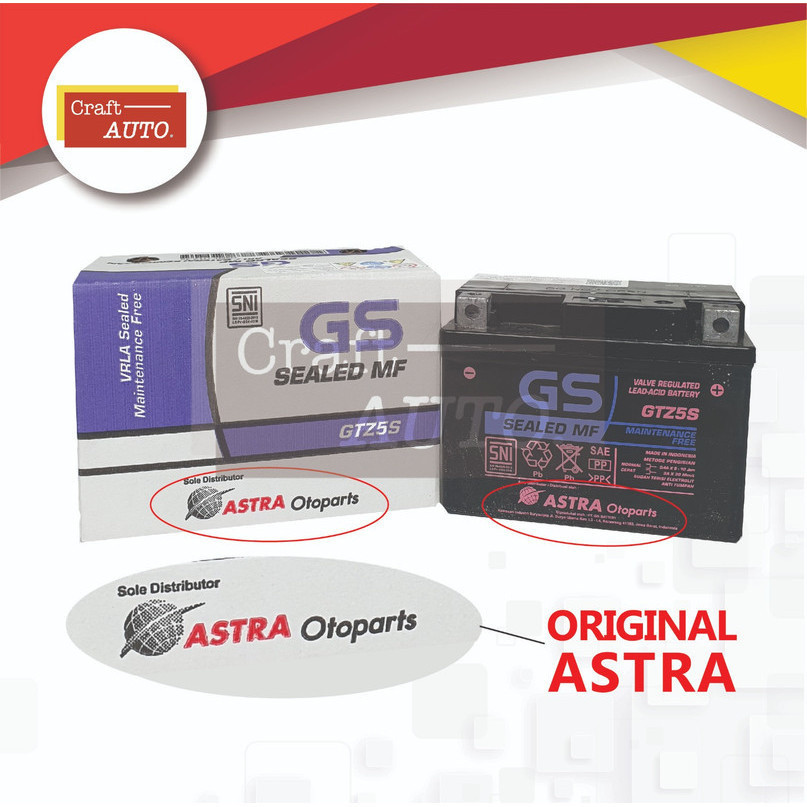 Jual Aki Motor Yamaha R15 GS Astra GTZ5S | Shopee Indonesia