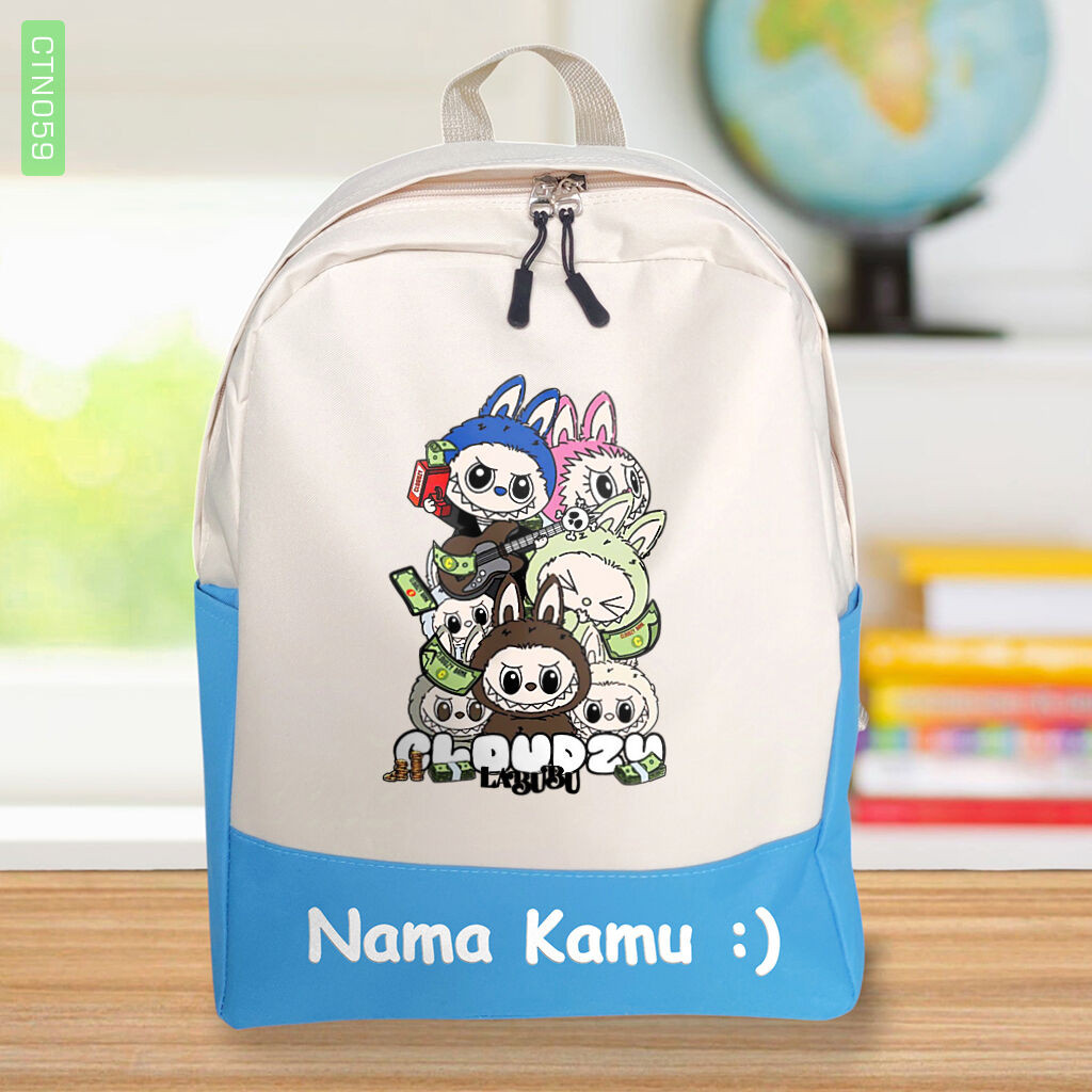 Jual Tas Anak Labubu Cloudzy - Ransel Sekolah SD TK Ngaji - Gambar ...