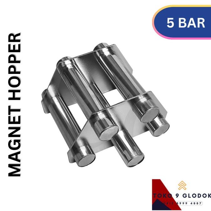 Jual Magnet Hopper 5 Bar/ Magnet Separator/ Magnetic Grate | Shopee ...
