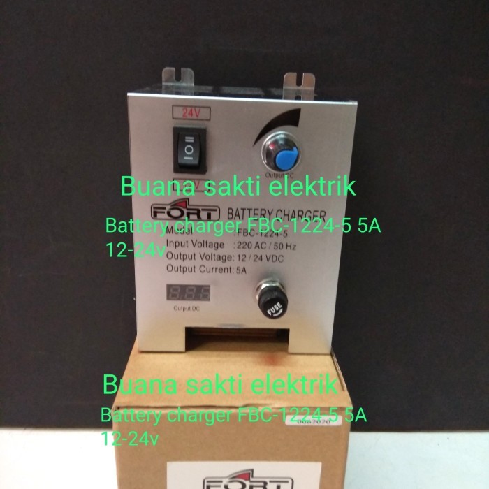 Jual Battery Charger Fbc-1224-5 5A 12-24 V Baterai Panel Ats Bukan ...