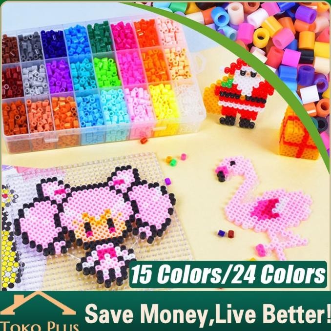 Jual Diy Perler Beads Mainan Manik Manik Tempel Kit 3500/5600 Pcs ...