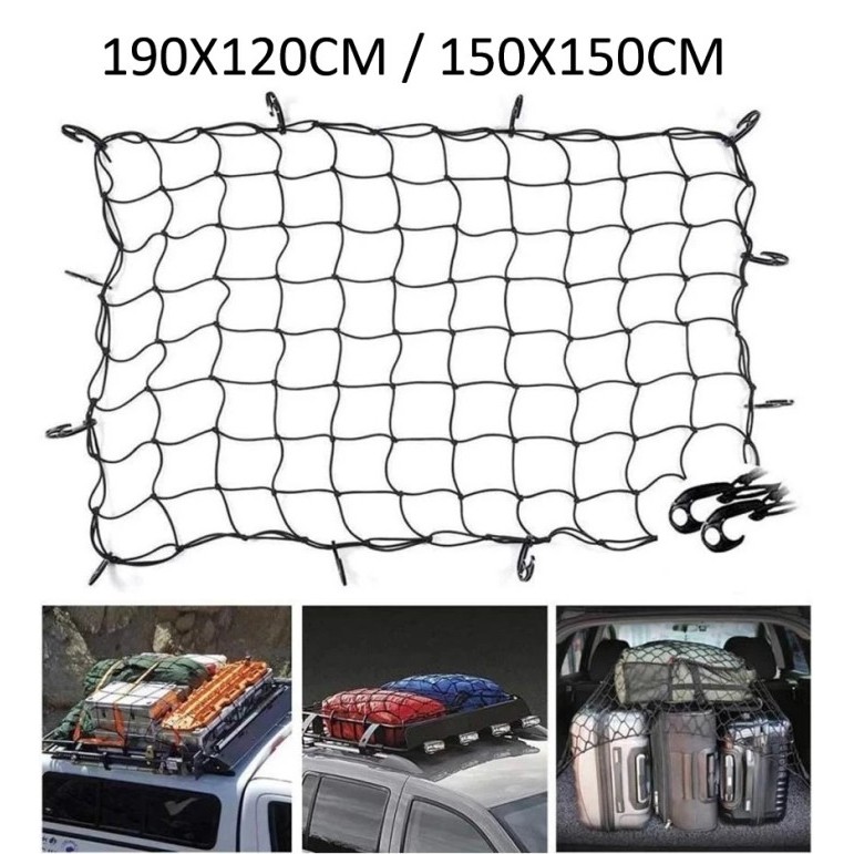 Jual Cargo Net Atap Mobil Jaring Bagasi Barang Net Car Roof Bag Cargo ...