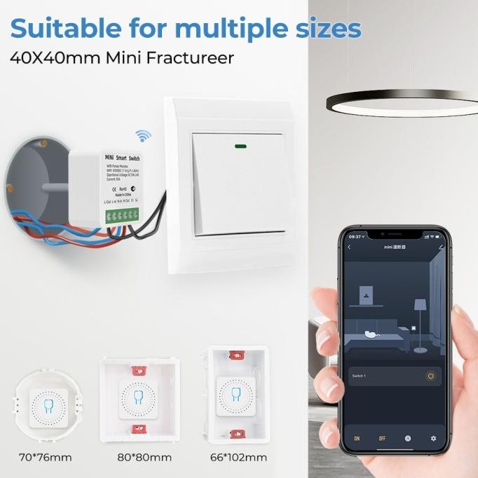 Jual Tuya ZigBee Smart Switch Power Monitor 16A WiFi DIY Module Timer ...