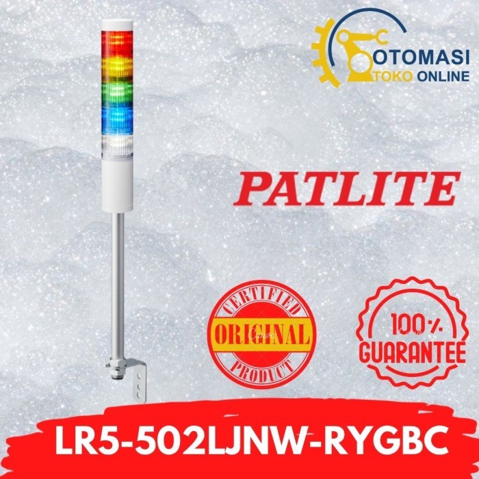 Jual TERLARIS! PATLITE SIGNAL TOWER LIGHT LR5-502LJNW-RYGBC | Shopee ...
