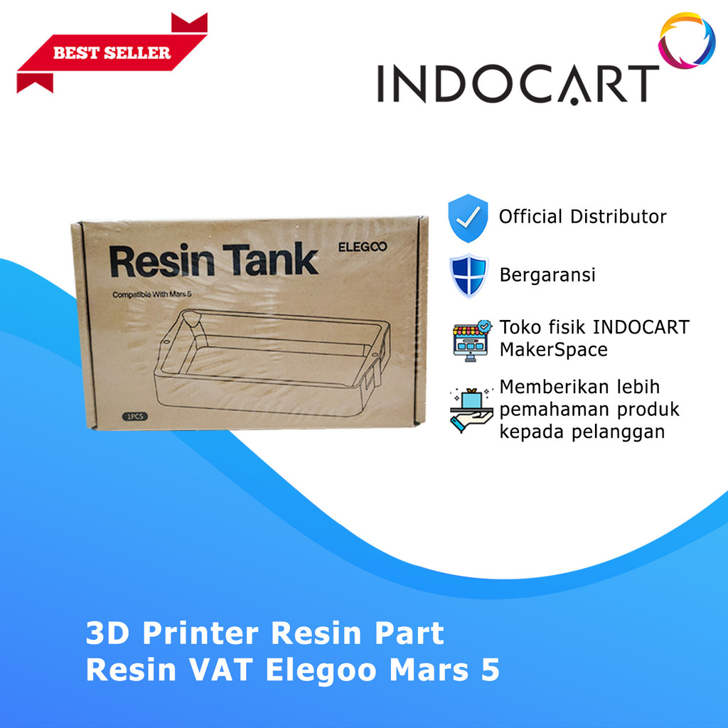 Jual Resin VAT Tank 3D Printer Resin ELEGOO Mars 5 | Shopee Indonesia