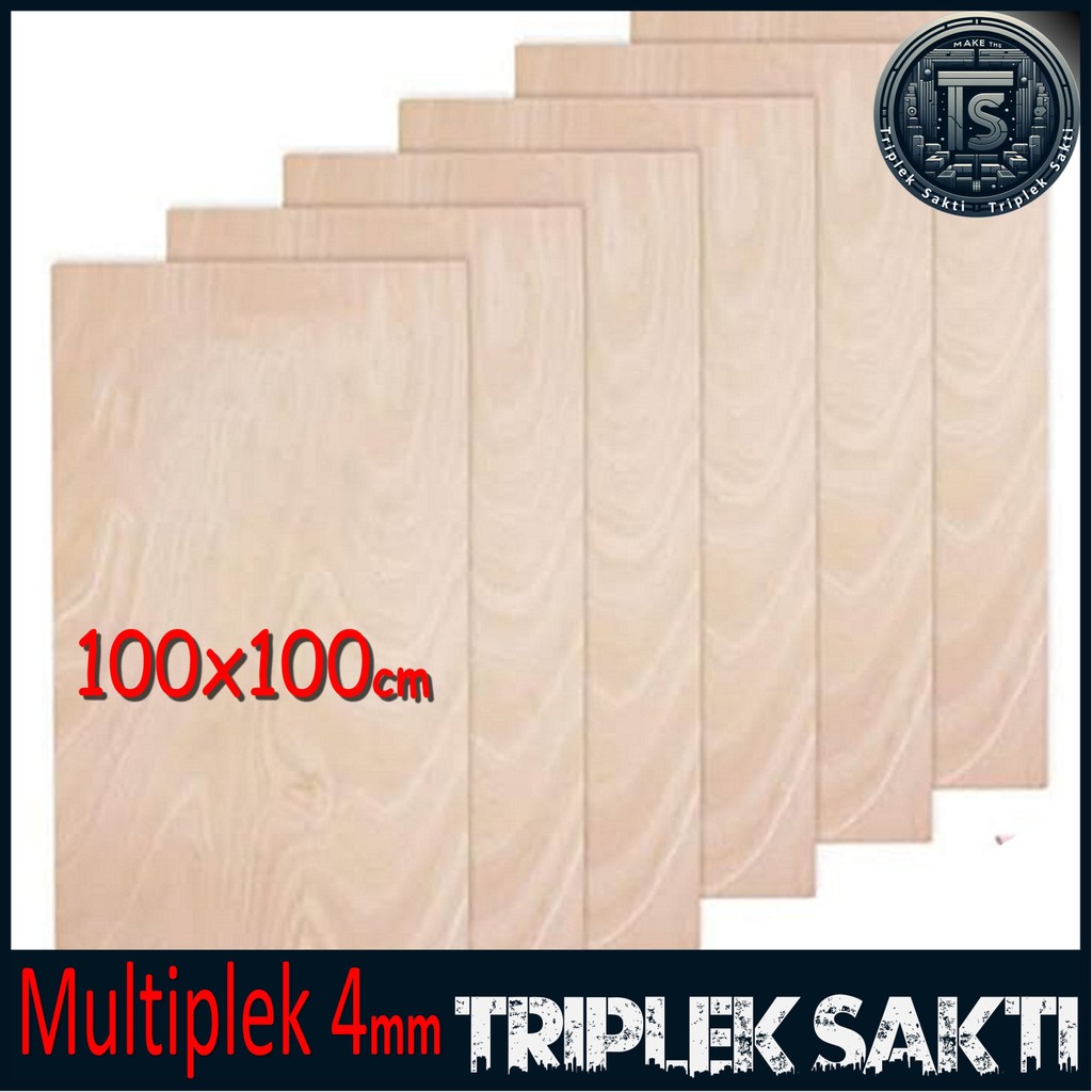 Jual Multiplek Triplek 4mm 100x100 cm ( 4 mm | 100x100cm | 100 x 100 cm ...