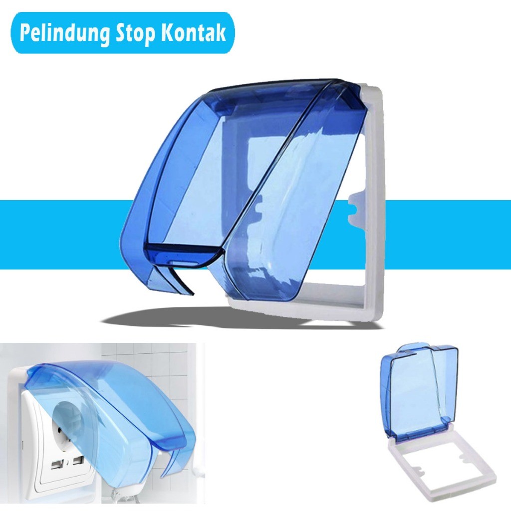 Jual Pengaman Stop Kontak Tempel Dinding Kotak Cover StopKontak Dinding ...