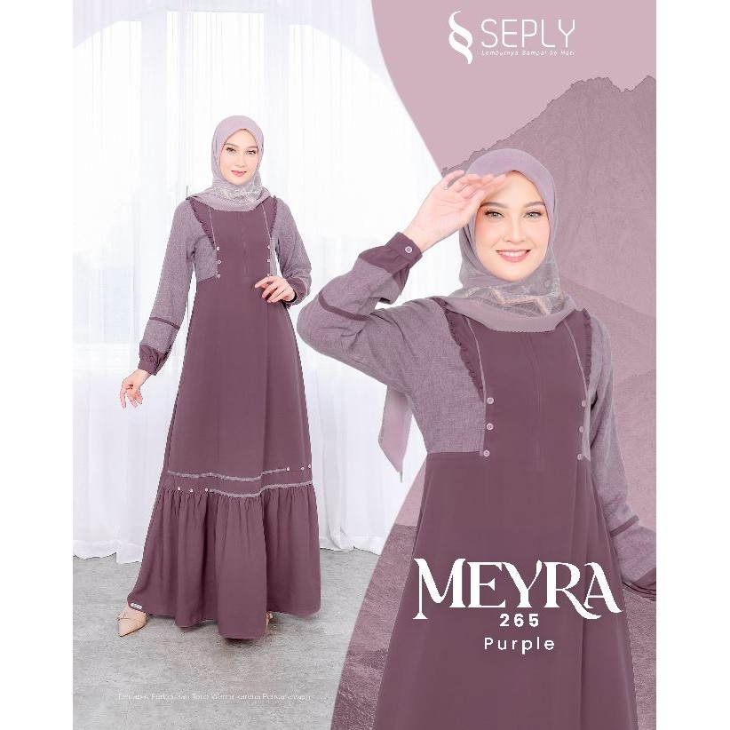 Jual GAMIS SEPLY MEYRA 265 | Model Baju Gamis Terbaru Lebaran 2025 ...