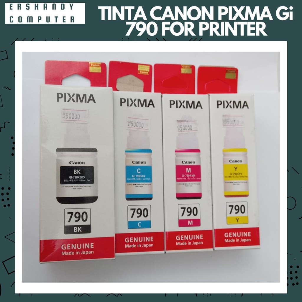 Jual TINTA CANON PIXMA Gi 790 FOR PRINTER G1000 G2000 G2010 G3000 G1010 ...