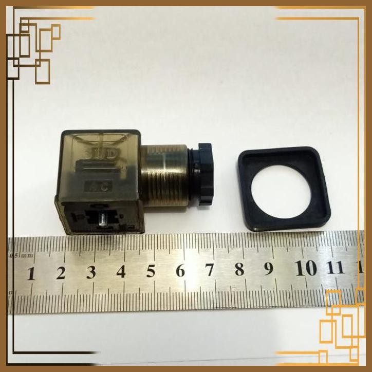 Jual [SRB] SOCET PLUG SOCKET COIL SOLENOID VAVLE HIDROLIC YUKEN DLL ...