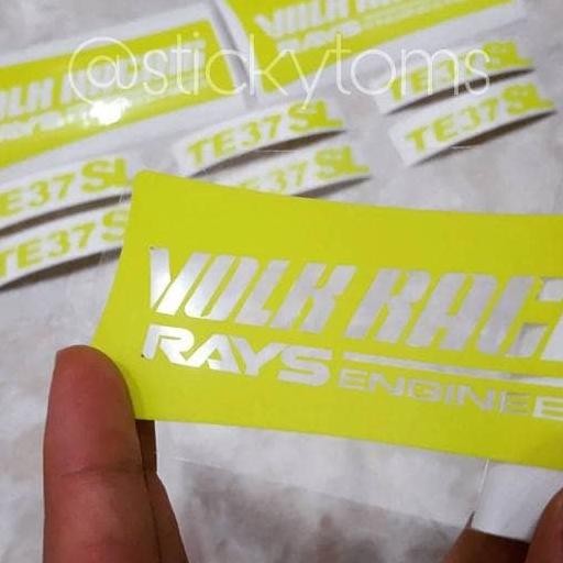 Jual stiker velg mobil Volk Rays Engineering TE37 SL | Shopee Indonesia
