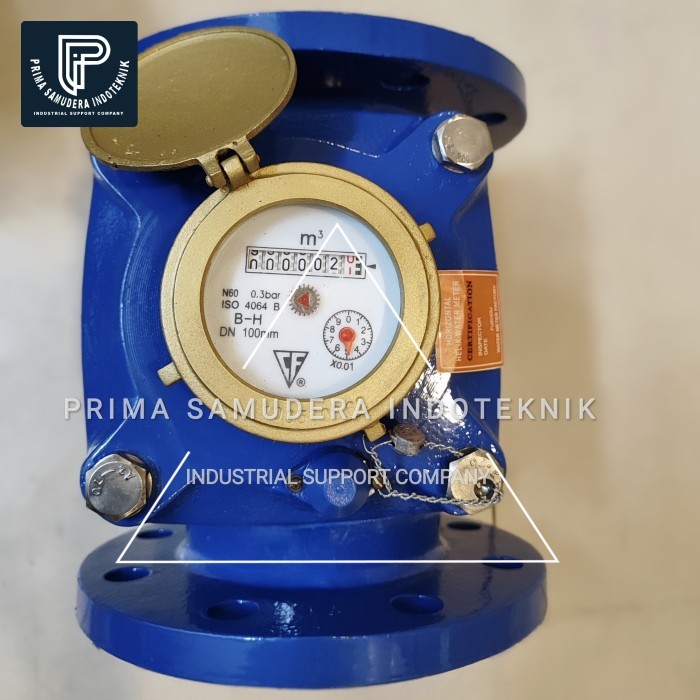 Jual Promo Water Meter Br Flange 4" Inch (Dn100) Flow Meter / Meteran ...