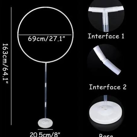 Jual ORIGINAL standing holder/standing balon lingkaran/standing tiang ...