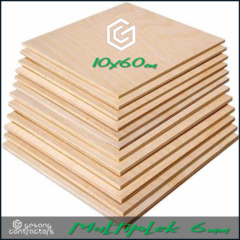 Jual Triplek 6mm 10x60 cm ( Multiplek 6mm | 6 mm | 10x60cm | 60x10cm ...