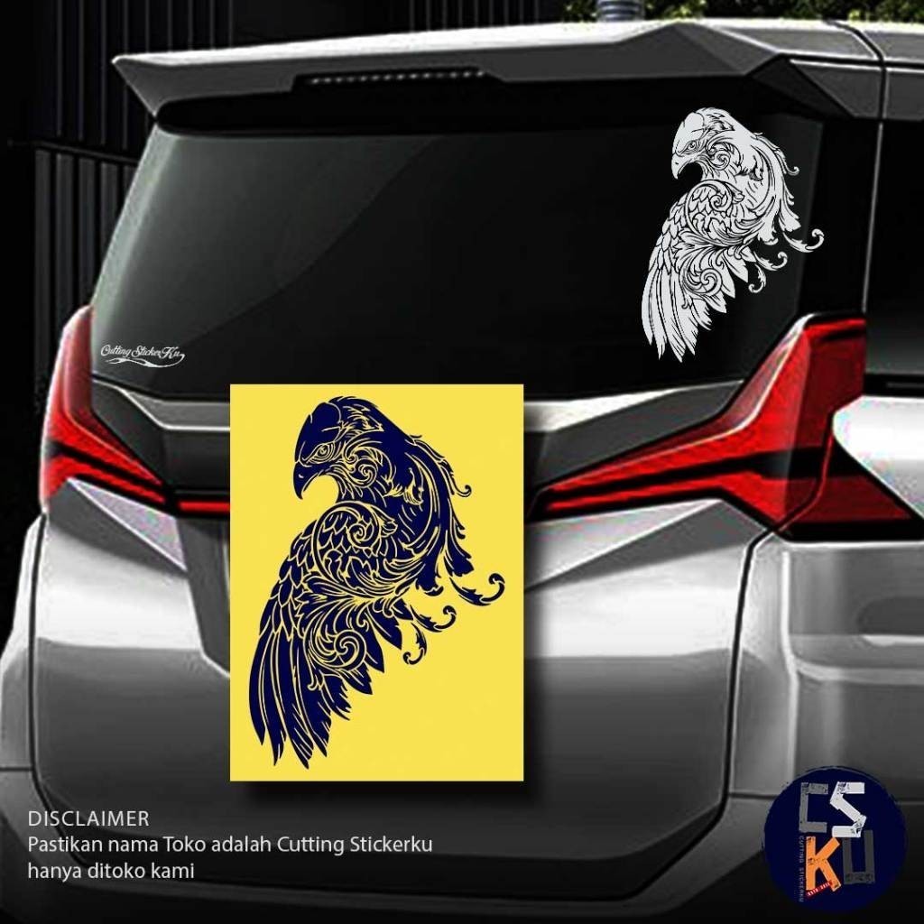 Jual Cutting Stiker Garuda Kencana Variasi Motor Mobil Sticker Indo ...