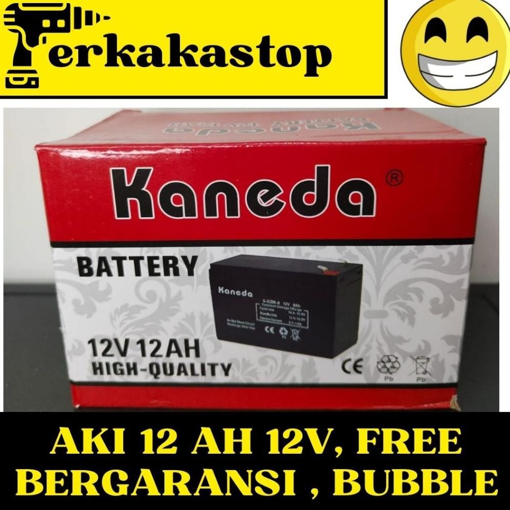 Jual Spesial Aki Kering Sprayer Elektrik 12Ah 12V Kaneda Baterai Aki Kering Bergaransi Kualitas ...