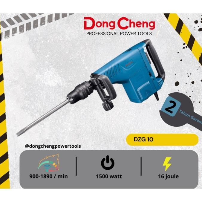 Jual Mesin Jack Hammer Bobok Beton Dongcheng Dzg10 Demolition Hammer ...