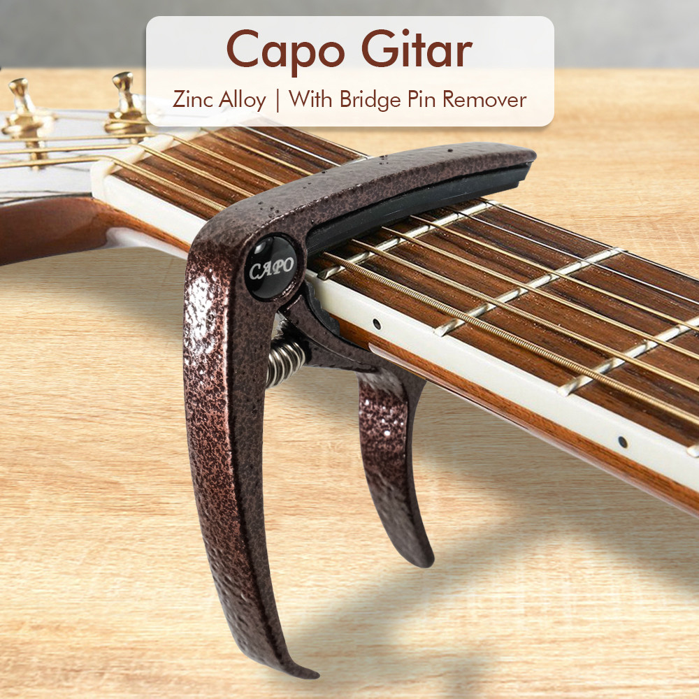 Jual Capo Gitar Akustik Penjepit Kapo Gitar Classic Ukulele Elektrik ...