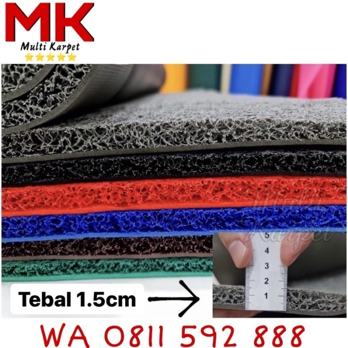 Jual KESET KARPET KARET PVC MIE BIHUN ANTI SLIP KAMAR MANDI METERAN ...
