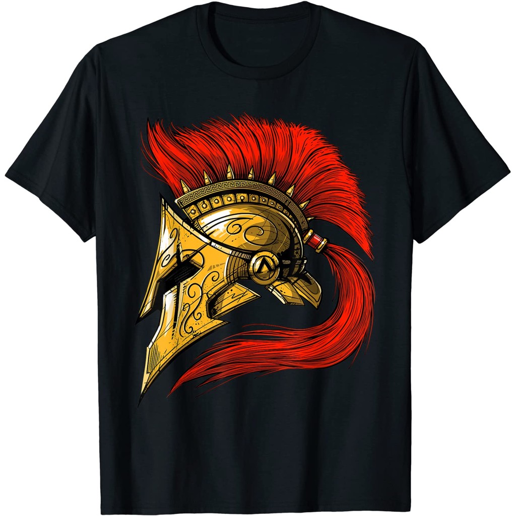 Jual Spartan Prajurit Helm Mitologi Yunani Kuno Sejarah Romawi Tshirt ...