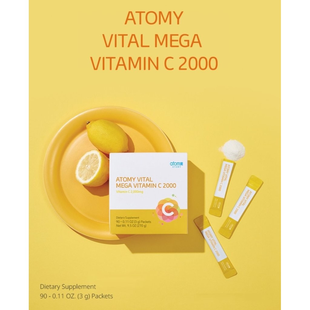 Jual Atomy Vital Mega Vitamin C 2000 mg Kesehatan Tubuh | Shopee Indonesia