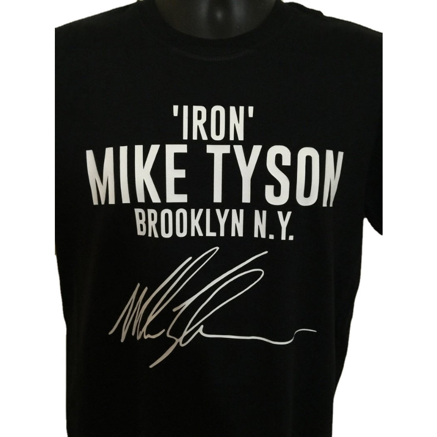 Jual Besi Mike Tyson Tanda Tangan Penggemar Tinju Kaos Pria T Baru ... Jual Besi Mike Tyson Tanda Tangan Penggemar Tinju Kaos Pria T Baru ...