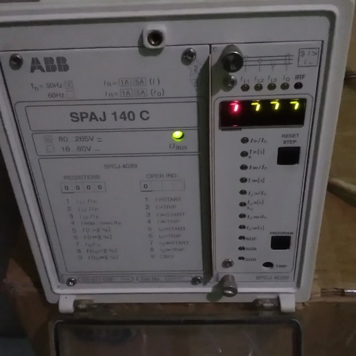 Jual Abb Relay Spaj 140 C Abb Relays Overcurrent And Earth-Fault ...