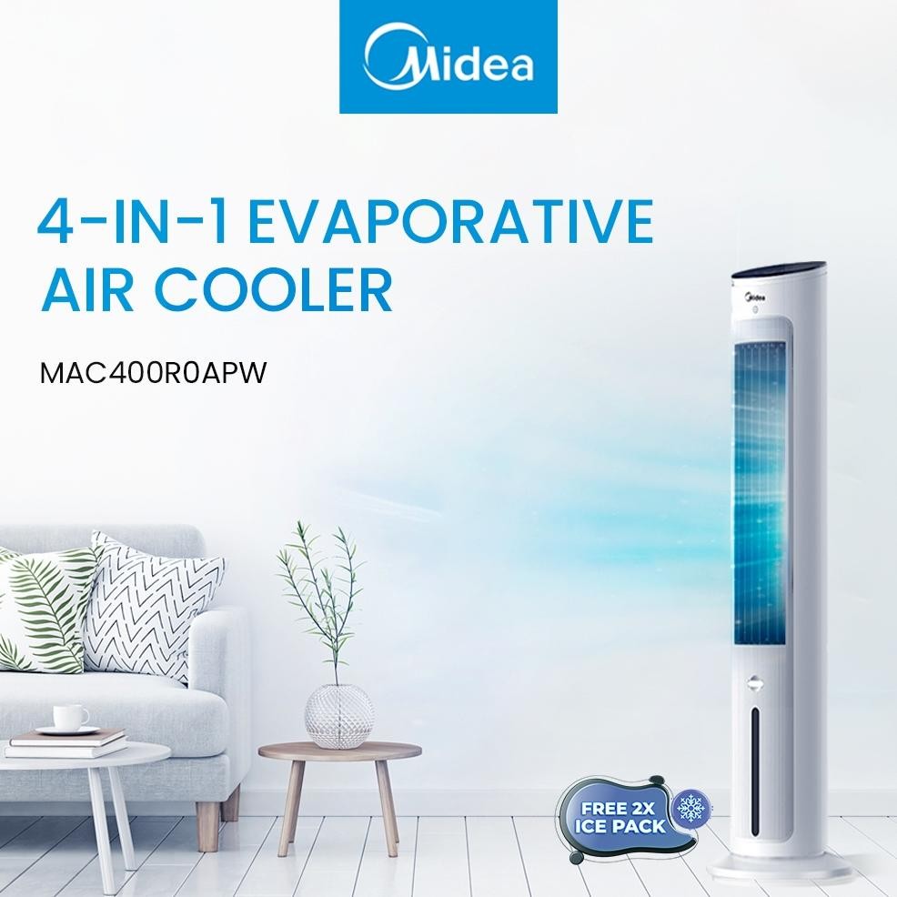 Jual dea Tower Fan Air Cooler 4in1 MAC400R0APW 4L Ionizer Diffuser ...