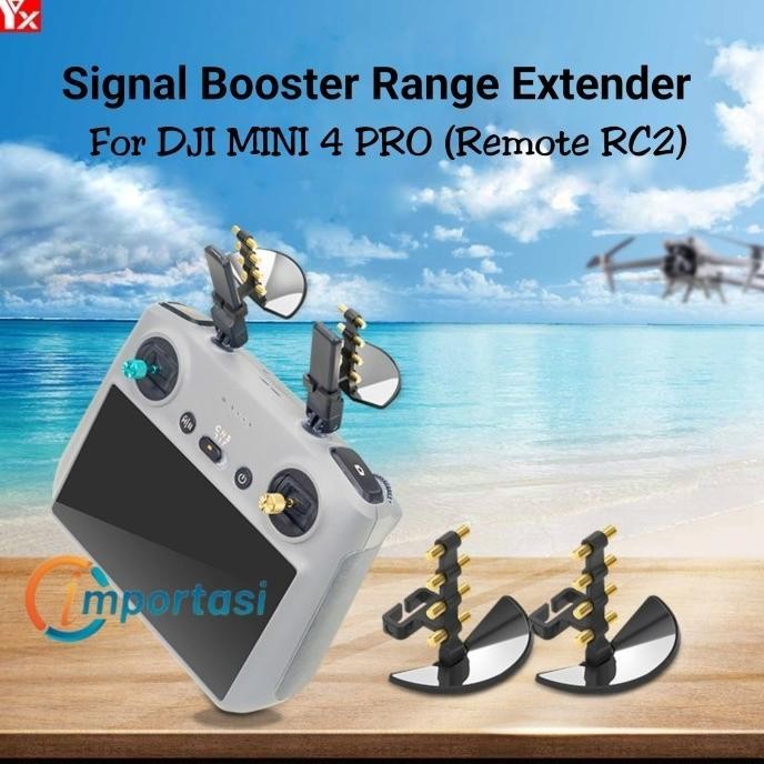 Jual Kekinian Yx Signal Booster Antena Remote Rc 2 Drone Dji Mini 4 Pro ...