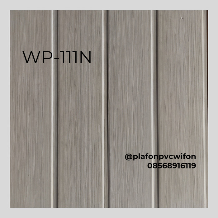 Jual PLAFON PVC MOTIF KAYU PVC WIFON LAMINATE WP-111NAT DOFF 20CM ...